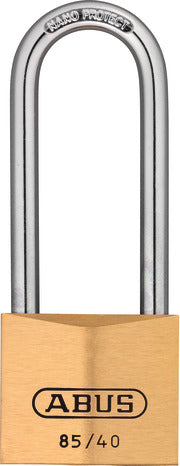 Abus Lock 85/40HB63 Brass Padlock High Security — AllPadlocks