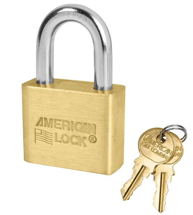 American Lock AL50 Brass Padlock With Blade Tumbler — AllPadlocks