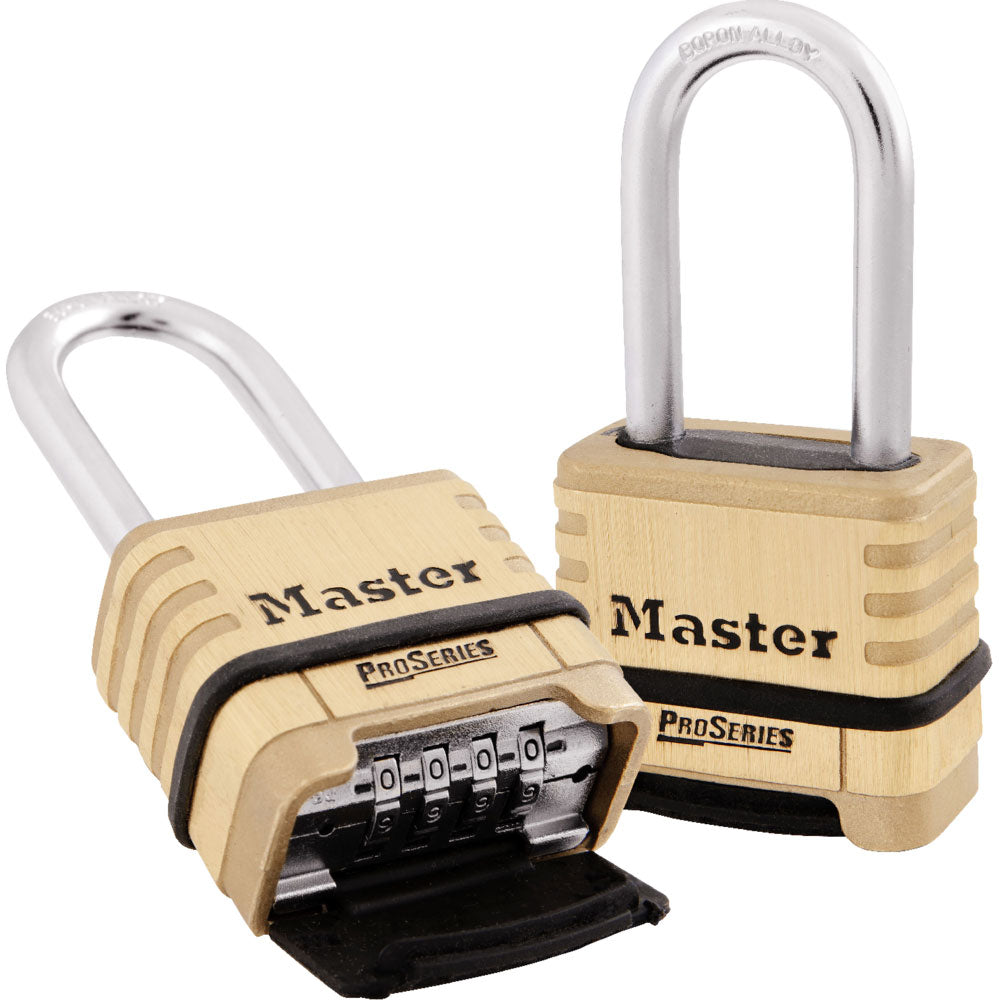 Master Lock 1175LHRS All Weather Combination Round Shackle Padlock ...