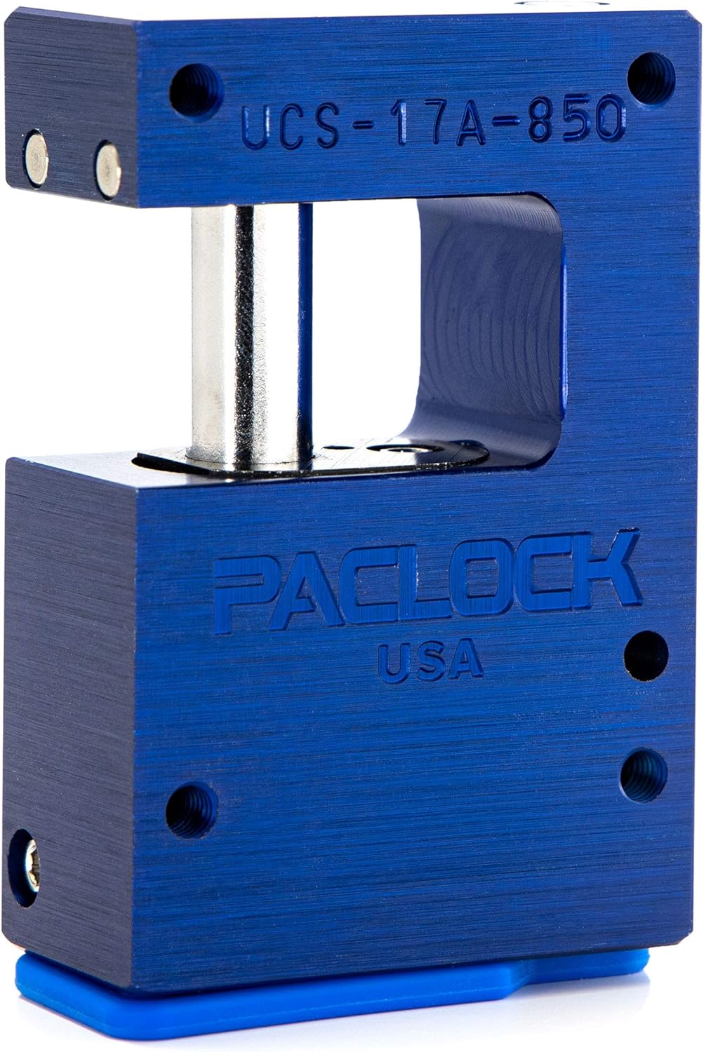 PACLOCK UCS-17A-850 Hidden-Shackle Aluminum Block-Lock-Style Lock ...