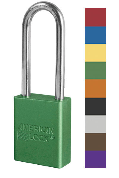 American Lock A1167 Safety Lockout Padlock 6-pin Cylinder — AllPadlocks
