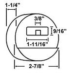 ASSA ABLOY SR400 Combination Dial Puck Lock — AllPadlocks
