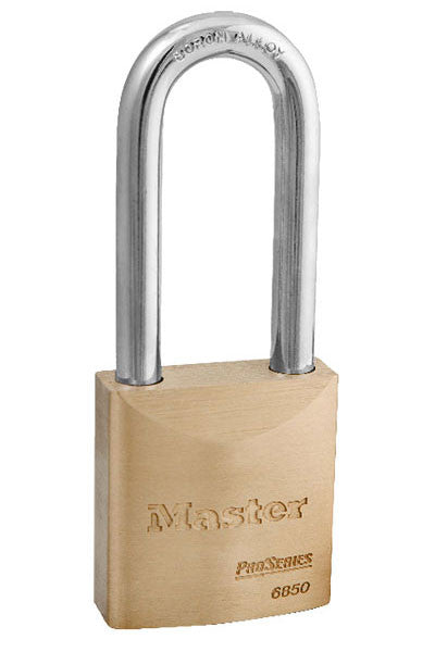 Master Lock 6850LJ Brass Padlock — AllPadlocks