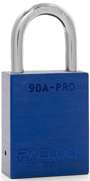 Paclock 90A-PRO Aluminum Padlock 1-3/16" Tall Shackle Lock Out Tag Out ...