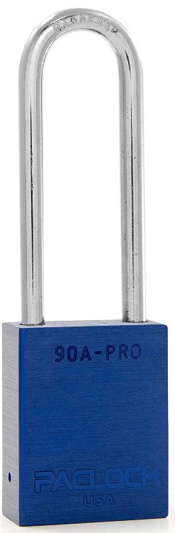 Paclock 90A-PRO Aluminum Padlock 3" Tall Shackle Lock Out Tag Out ...
